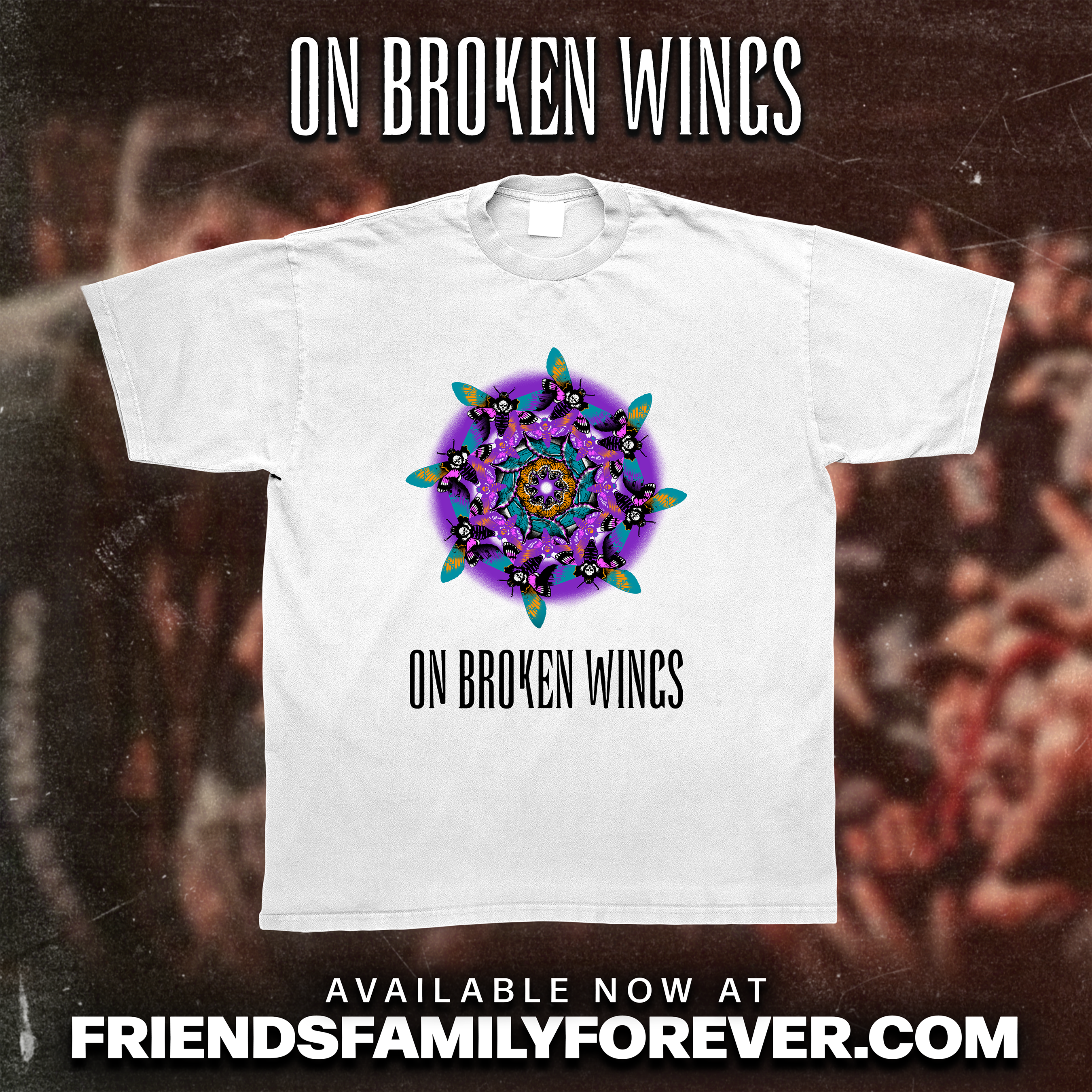 On Broken Wings - Mandala Full Color – Friends Family Forever